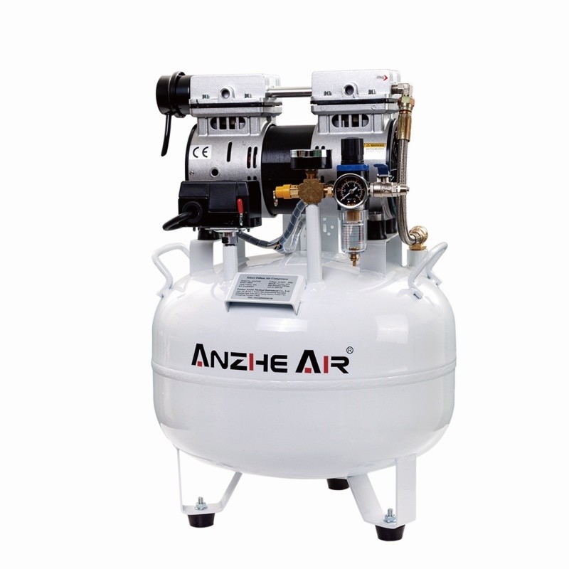 70L/Min Copper Motor Medical Silent Air Compressor 32L Dental ...